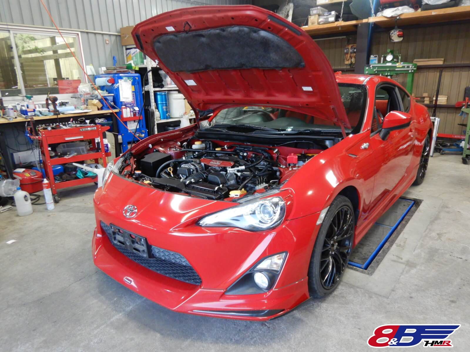 ウェッズホイール＆モデリスタエアロの86(ZN6)納車前点検・整備をしました。 – 8&B HMR